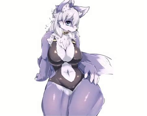 Rule 34 1girls Big Breasts Boob Window Collar Furry Navel Swimsuit