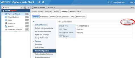 Как настроить время и Ntp клиента в Esxi 55 Настройка серверов Windows и Linux