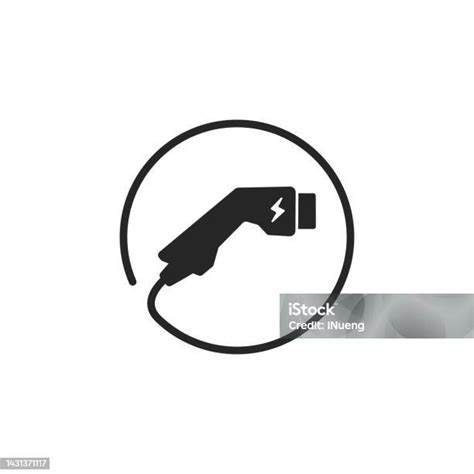 Ev 충전기 커넥터 아이콘 전기 자동차 충전 플러그 기호 벡터 전기 자동차 대체 연료 차량에 대한 스톡 벡터 아트 및 기타 이미지 전기 자동차 대체 연료 차량 아이콘