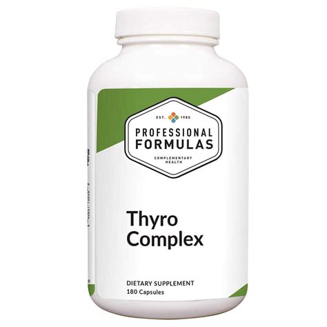 Thyro Complex 180 Capsules Professional Formulas Conners Clinic