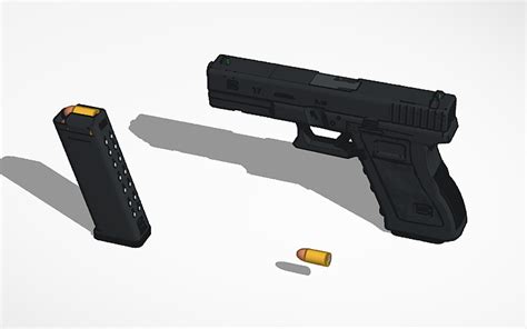 3d Design Glock Tinkercad