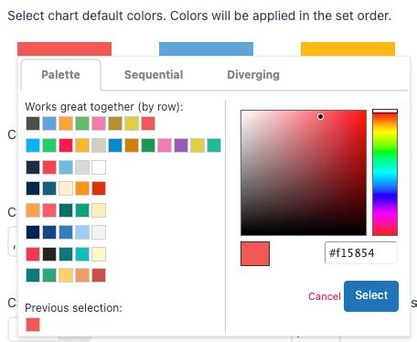 Setting Default Chart Colors And Export Settings Zendesk Help