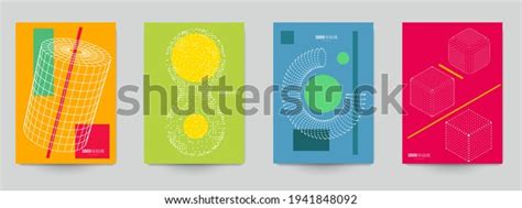 평면 기하학적 형식의 현대 추상 미술 스톡 벡터로열티 프리 1941848092 Shutterstock