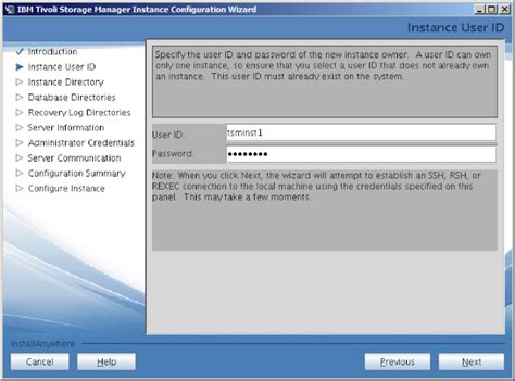 How To Configure Tivoli Storage Manager Tsm Server Instance Using Configuration Wizard