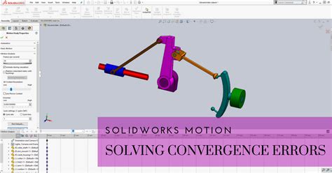 Solidworks Motion Solving Convergence Errors Trimech Store