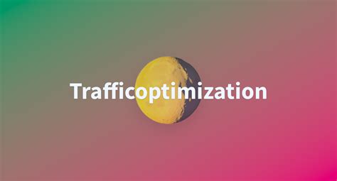 Trafficoptimization A Hugging Face Space By Junaidpcsir