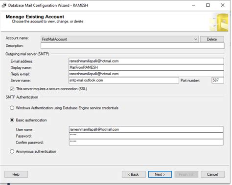 Sql Server 2005 Mail Configuration With Example