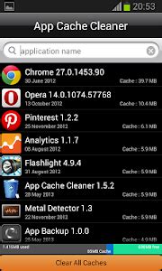App Cache Cleaner You Can Easily Clean Your Applications Cache By One Click Android Tools Apps