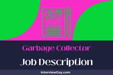 garbage collector job description [updated for 2025]