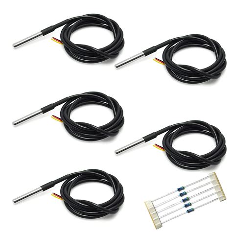 gikfun ds18b20 temperature sensor waterproof digital thermal probe