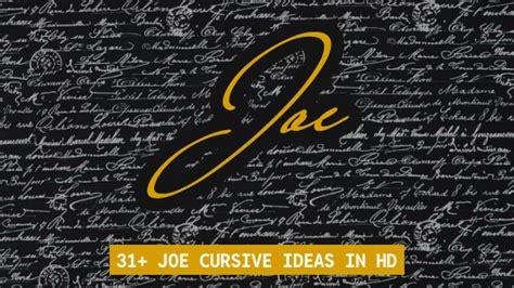 Joe In Cursive ⚡ 100 Signature Ideas 2025 Joe In Cursive ⚡ 100 Signature Ideas 2025