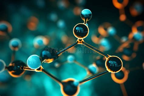 Science Molecular Structure Background With Atom Molecule Medical