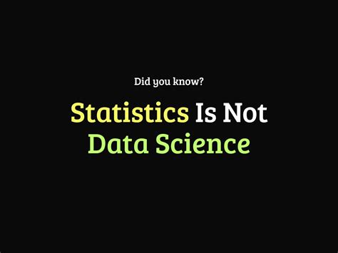 data science vs statistics fundamental divergences in theory and