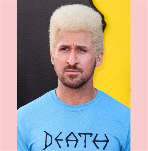 Omg Ryan Gosling Showed Up On The Red Carpet As Beavis Butthead From Snl Sketch Perez Hilton