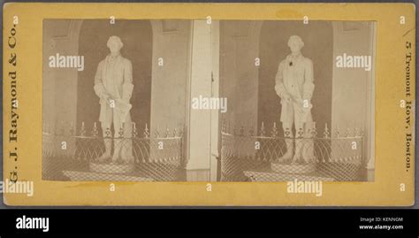 Statue Of John Hancock Lexington From Robert N Dennis Collection Of