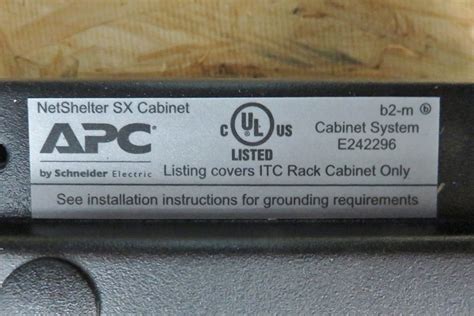 Apc 42u Server Cabinet Unused Still In Box