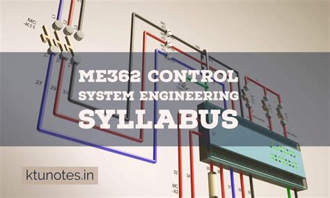 ME362 Control System Engineering Syllabus