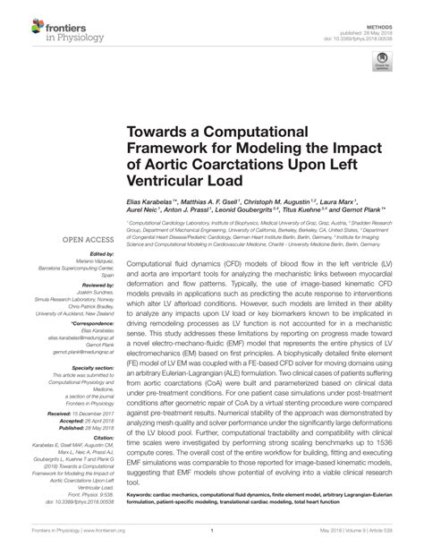 Pdf Towards A Computational Framework For Modeling The Impact Of