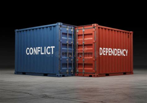 Usa China International Trade War Conflict And Dependency Concept