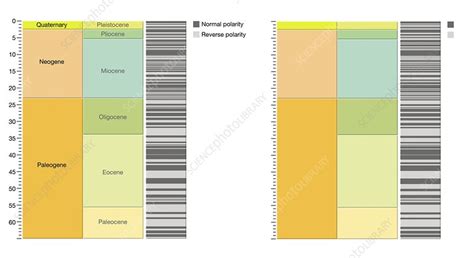 Geomagnetic Polarity Time Scale Stock Image C0213943 Science