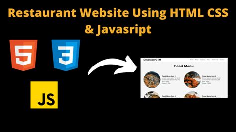Responsive Restaurant Website Using Html Css And Javascript With Source Code Codewithcurious