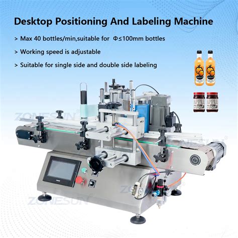 Zonesun Zs Tb500 Sticker Liquid Soap Automatic Labeling Machines