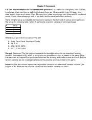 Chapter 5 Probability Distributions HW Odd Solutions Pdf Chapter 5 Homework 5 1 Use This