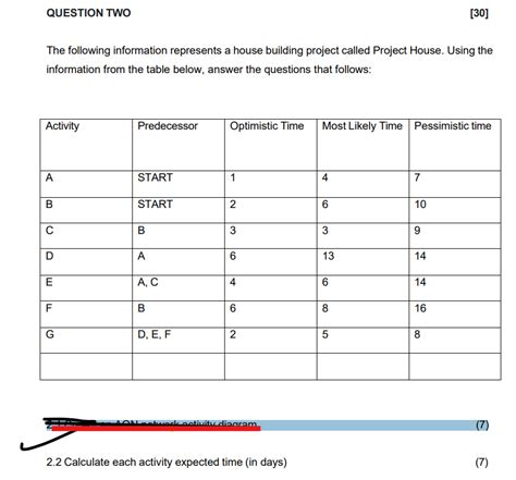 solved question two the following information represents a