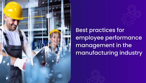Employee Performance Management In Manufacturing
