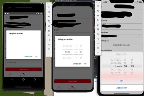 android datepicker androidvariant { nativeandroid } does not work with