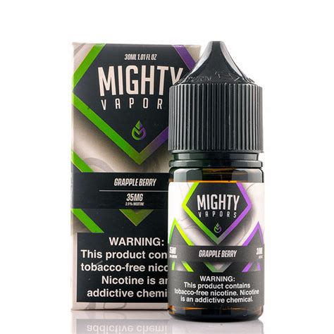 Grapple Berry Salt E Juice By Mighty Vapors