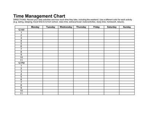 Excel Time Management Template