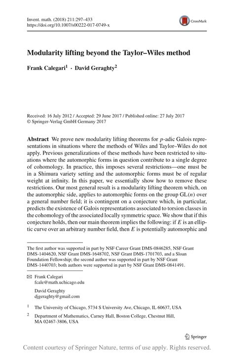 Modularity Lifting Beyond The Taylor Wiles Method