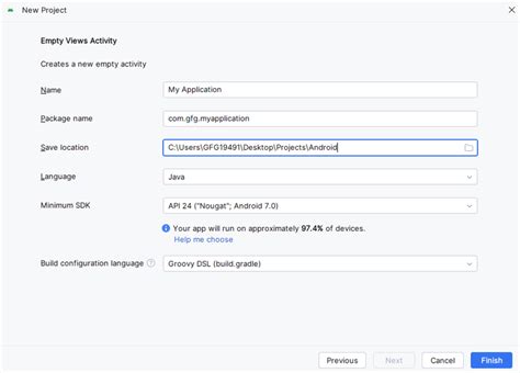 Java For Android Building Your First Android App Geeksforgeeks