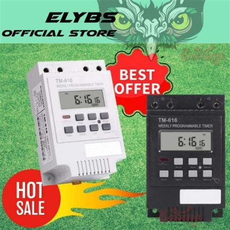 Jual Time Switch Relay 220v 30a Power Timer Programmable Lcd Display Di Seller Erazel Storee