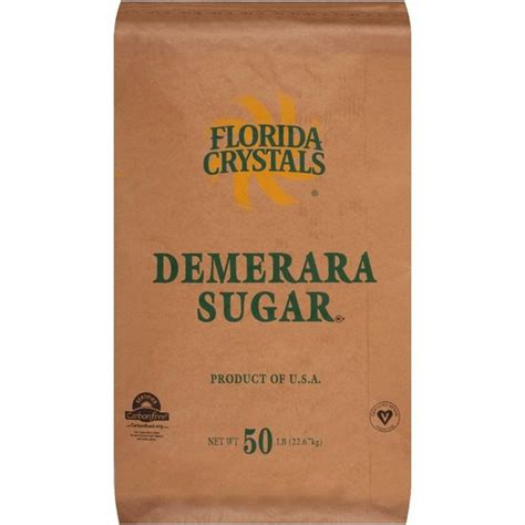 Florida Crystals Raw Demerara Cane Sugar 50 Lb Delivery Or Pickup