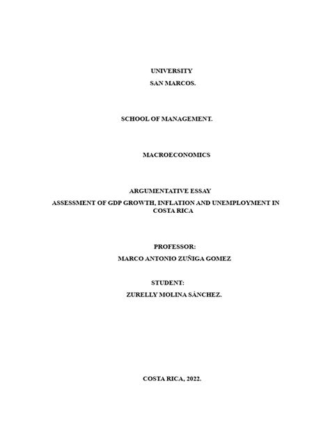 Gdp Growth And Economic Trends In Costa Rica Pdf Cost Of Living
