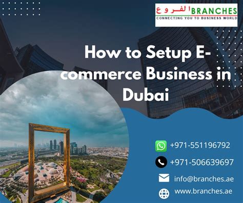 How To Setup E Commerce Business In Dubai Branches