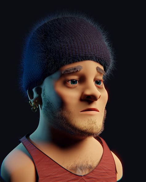Portrait Face Study By Polygonal Modeling Finished Projects Blender Artists Community