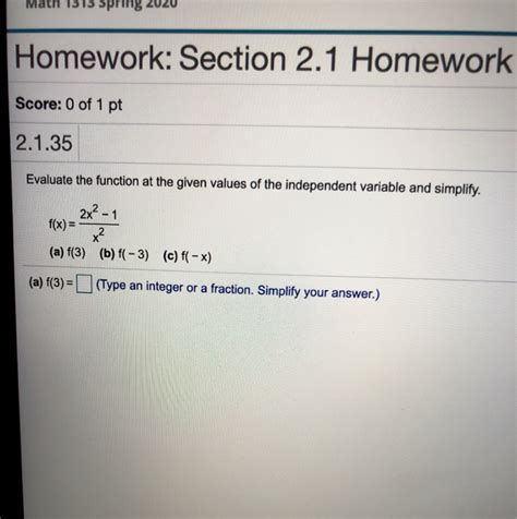 Solved Math 1313 Spring Zuzu Homework Section 2 1 Homework