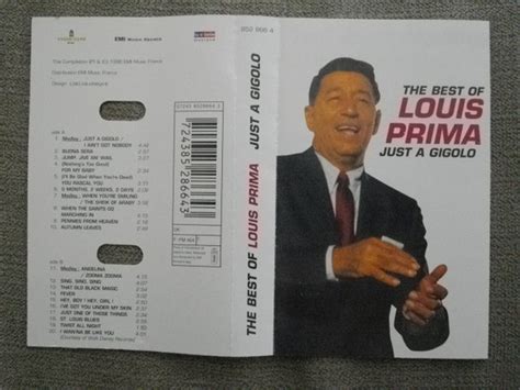 Louis Prima The Best Of Louis Prima Just A Gigolo 1996 Cassette
