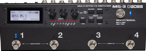 Boss MS Multi Effects Switcher Combines Internal FX With Your Favourite Pedals Gearnews