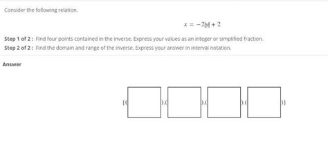 Solved Consider The Following Relation X 2[y] 2 Step 1