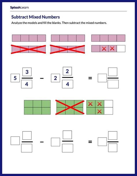 Adding And Subtracting Mixed Numbers Word Problems Game Adding And