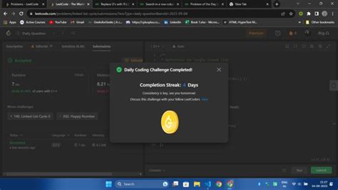 100daysofcodechallenge Gfg Potd Leetcode Dailycoding