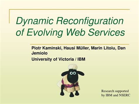 Ppt Dynamic Reconfiguration Of Evolving Web Services Powerpoint Presentation Id1349742