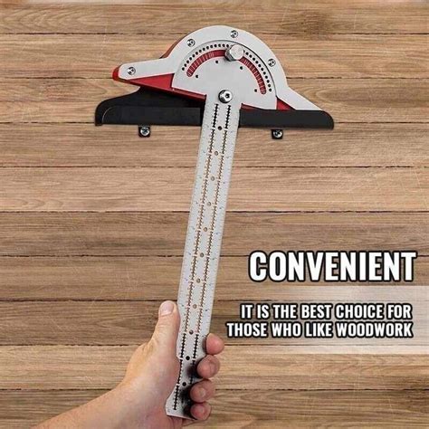 🔧ultra Precision Marking Ruler Square T Type Woodworking Scriber Measu