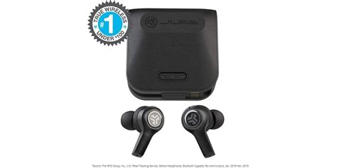 JLab JBuds Air Executive True Wireless Bluetooth Earbuds Charging Case Open Box
