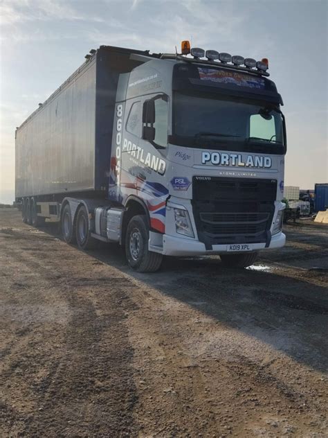 Additional Volvo Artic Lorry Added To The Fleet Portland Stone