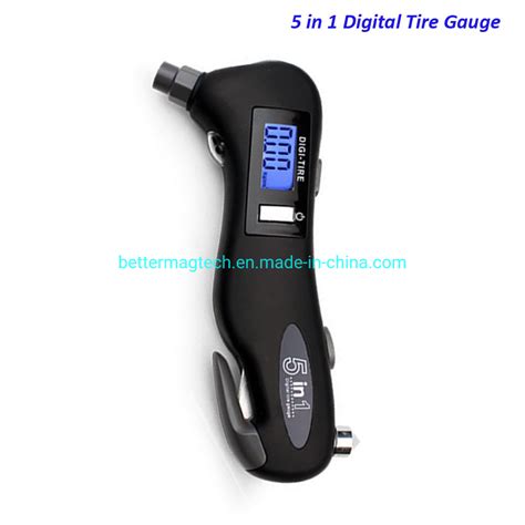 5 In 1 Digital Tire Gauge Pressure For Car And Trucks Tire Pressure